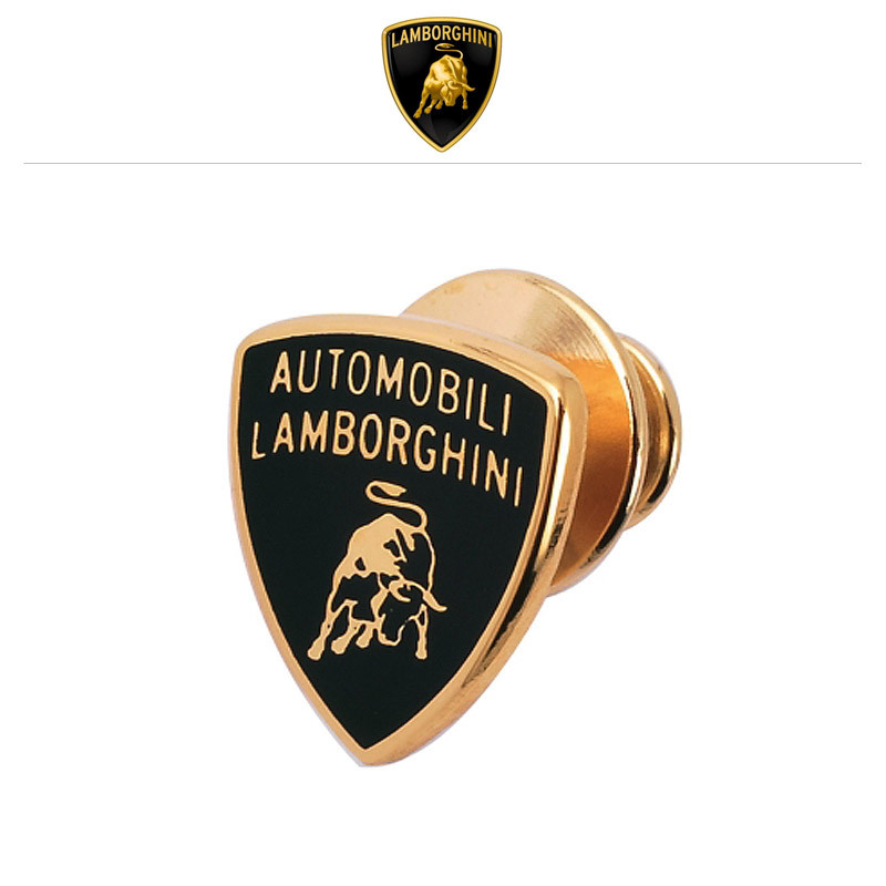 Lamborghini Ansteckpin 10mm, vergoldet - Exklusiv